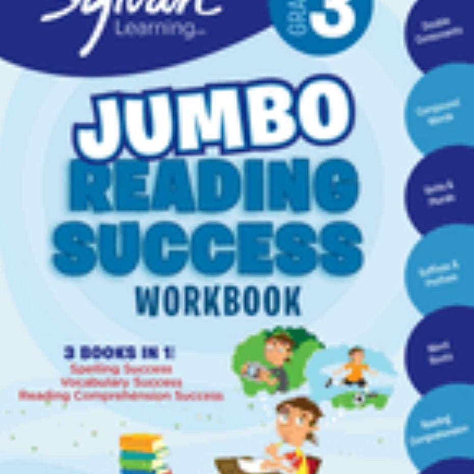 3rd Grade Jumbo Reading Success Workbook by Sylvan Learning