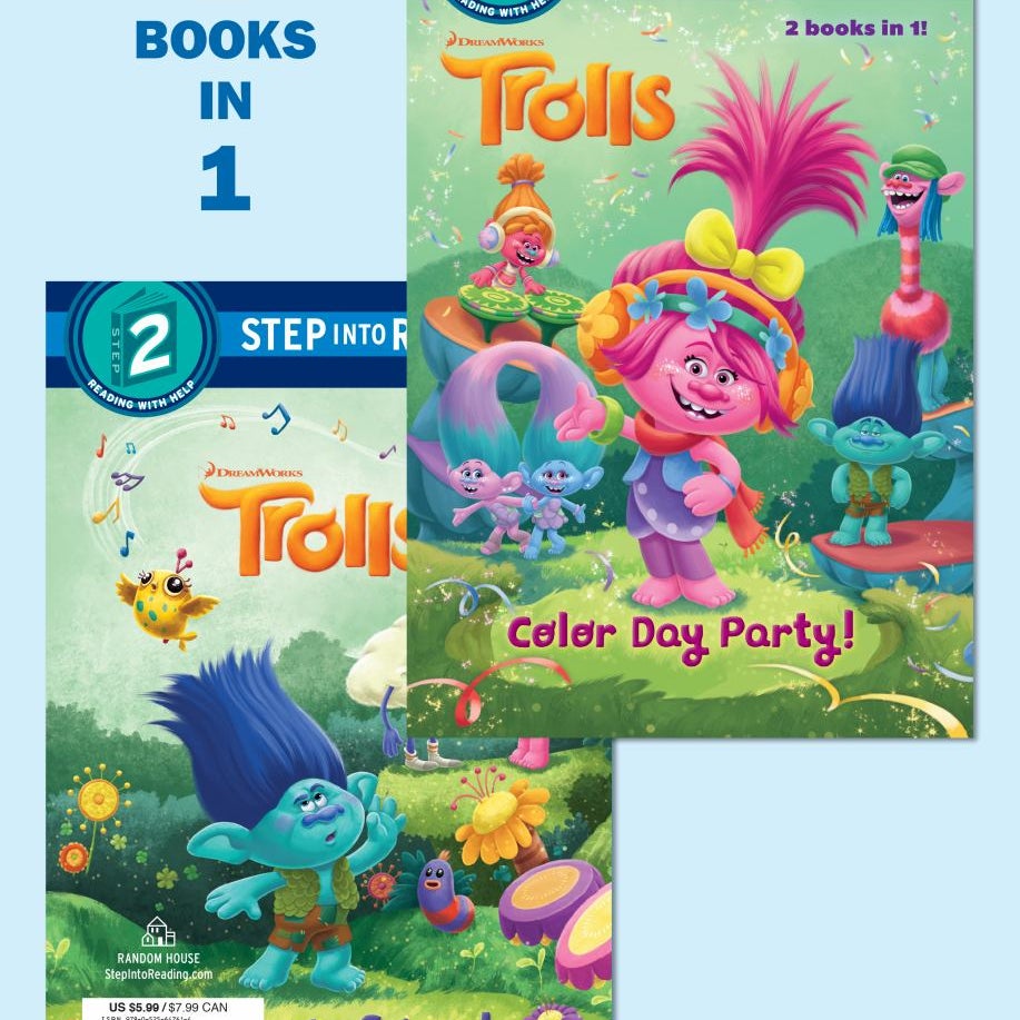Color Day Party!/the Sound of Spring (DreamWorks Trolls) by Random House