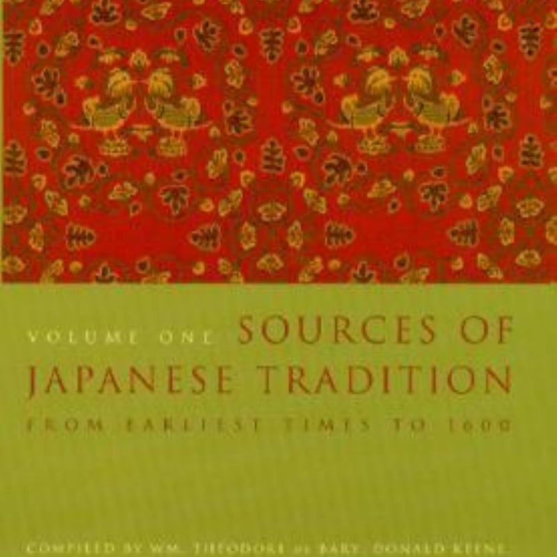 Sources of Japanese Tradition by Donald Keene | Pangobooks