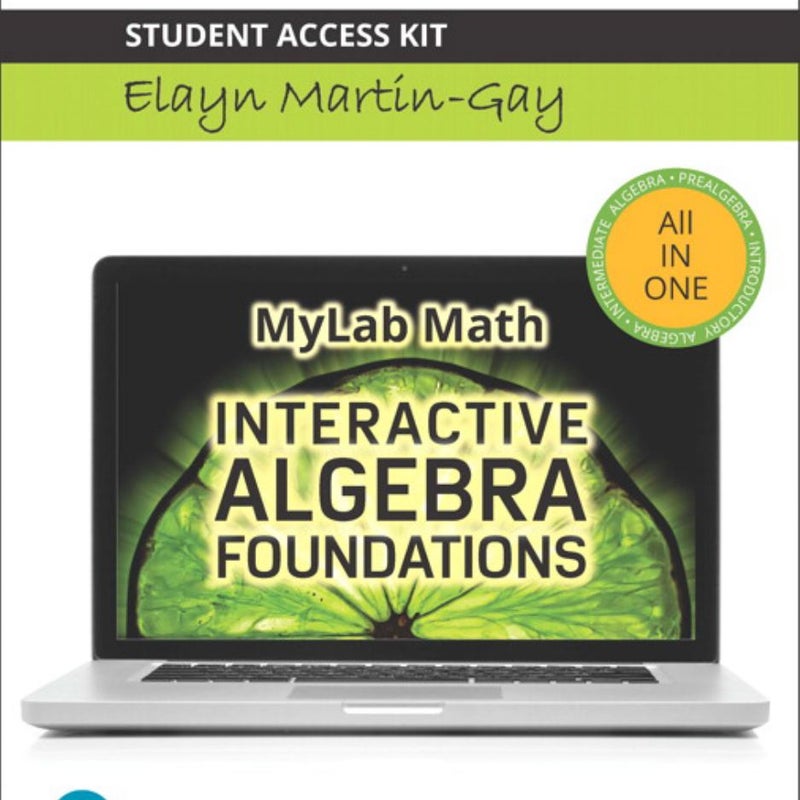 Interactive Algebra Foundations by Elayn Martin-Gay | Pangobooks