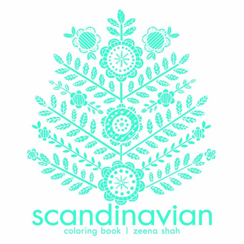 Scandinavian Coloring Book by Zeena Shah