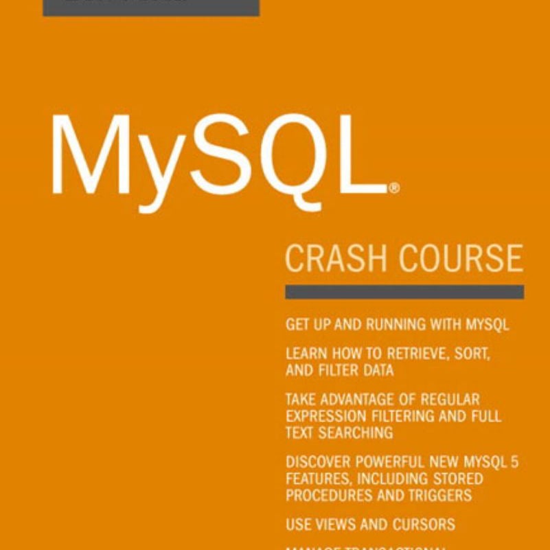 MySQL Crash Course by Ben Forta