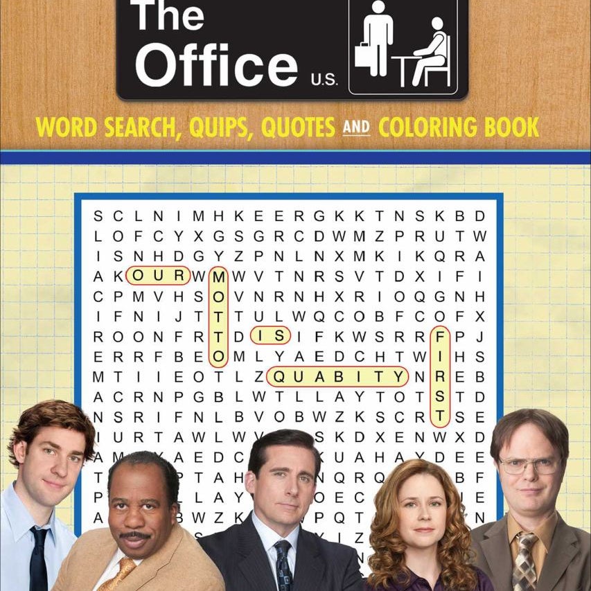 The Office Word Search, Quips, Quotes and Coloring Book by Editors of ...