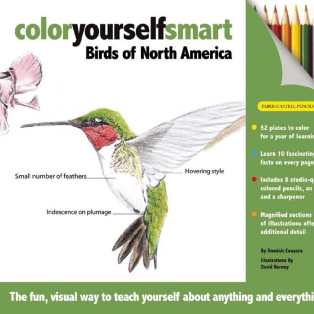 Color Yourself Smart: Birds of North America by Dominic Couzens
