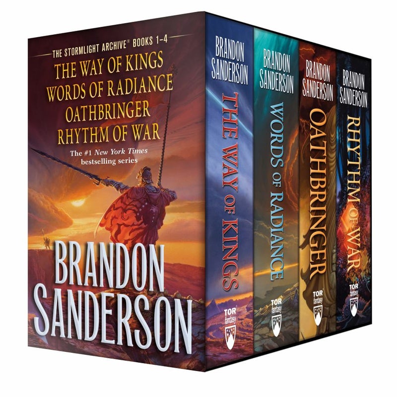 Stormlight Archives HC Box Set 1-4 by Brandon Sanderson | Pangobooks