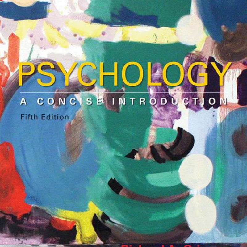 Psychology: a Concise Introduction by Richard A. Griggs | Pangobooks Psychology: a Concise Introduction by Richard A. Griggs | Pangobooks