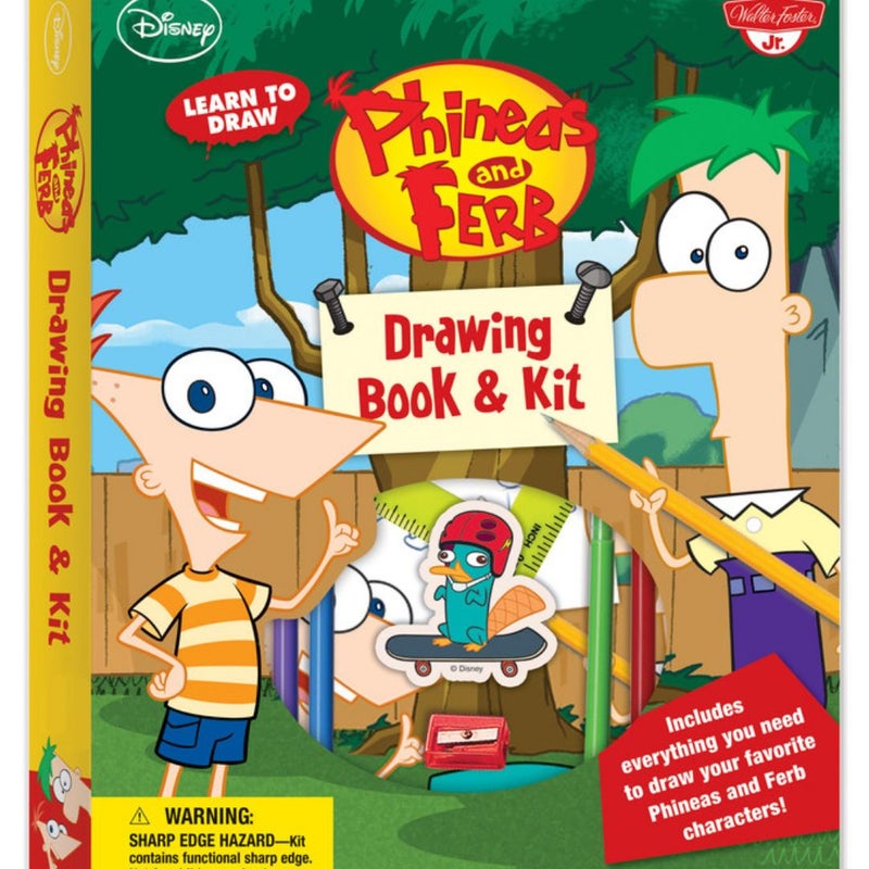 Learn to Draw Disney's Phineas and Ferb Drawing Book and Kit by Disney Storybook Artists ...