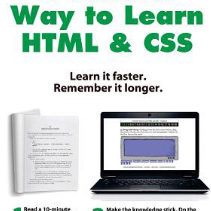 A Smarter Way to Learn HTML and CSS by Mark Myers