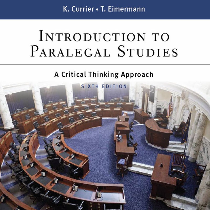 Introduction to Paralegal Studies by Katherine A. Currier | Pangobooks