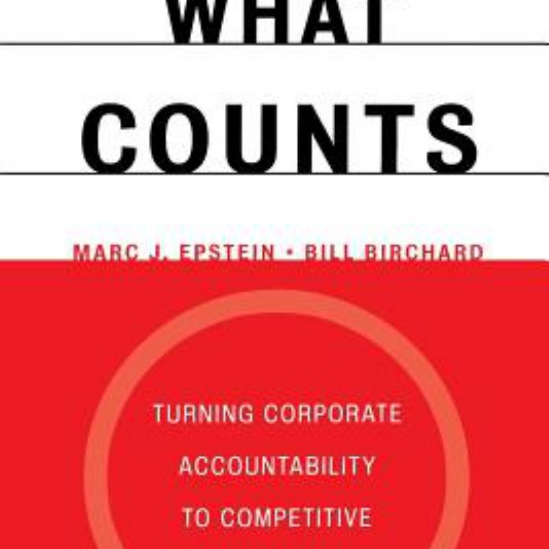 Counting What Counts by Marc J. Epstein, Bill Birchard