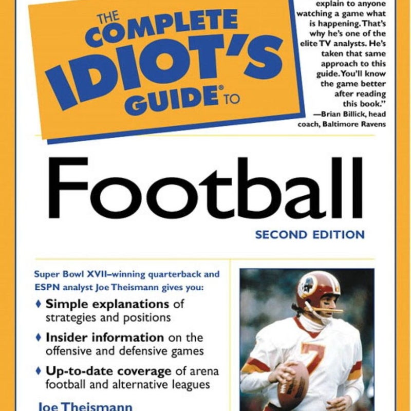 Complete Idiot's Guide to Football by Joe Theismann | Pangobooks