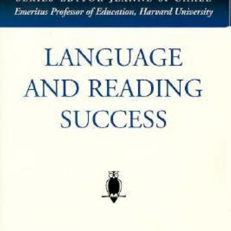 Language and Reading Success by Andrew Biemiller