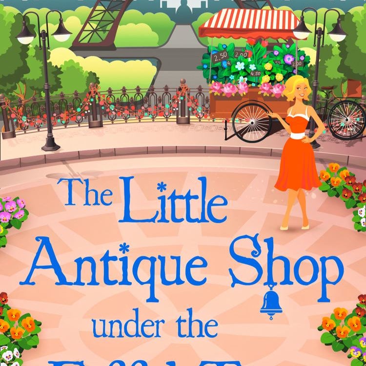 The Little Antique Shop under the Eiffel Tower by Rebecca Raisin