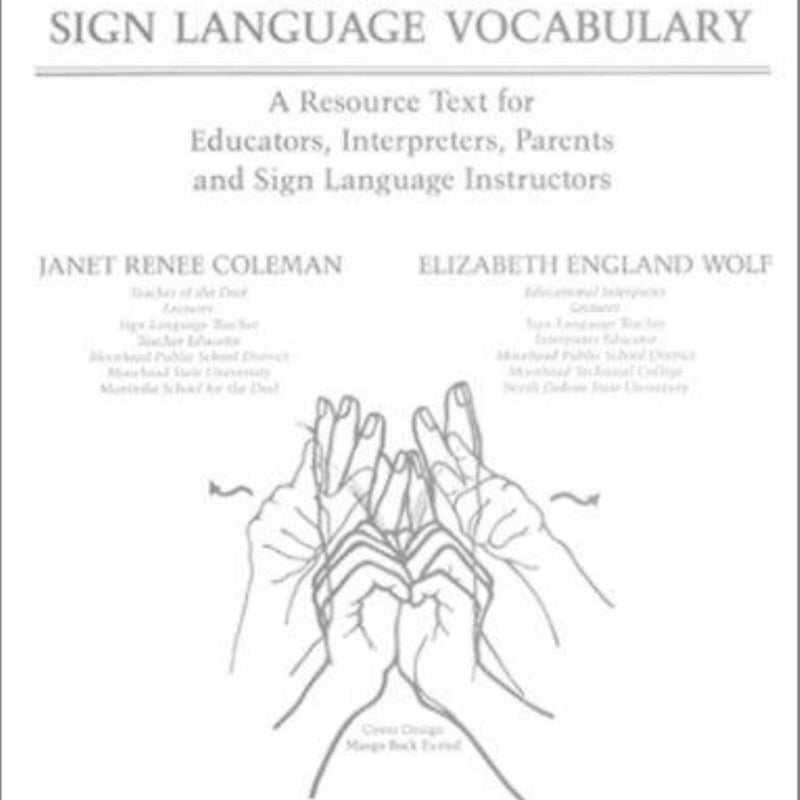 Advanced Sign Language Vocabulary