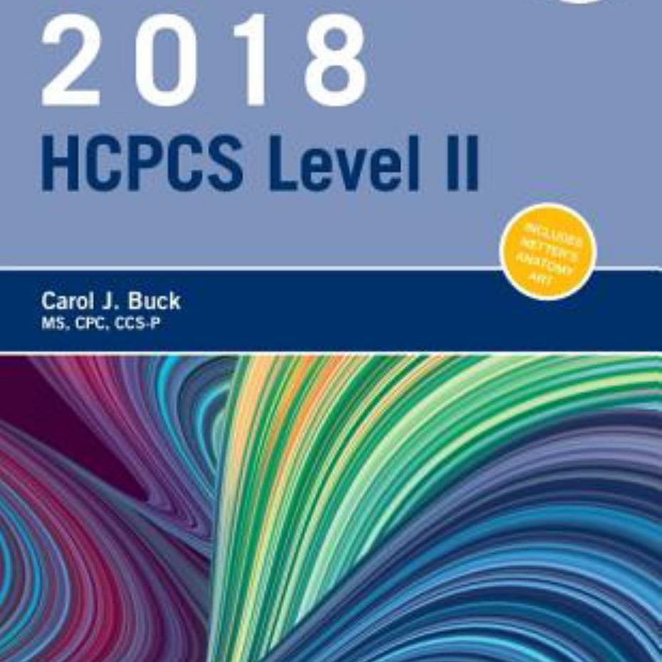 2018 HCPCS Level II Professional Edition by Carol J. Buck