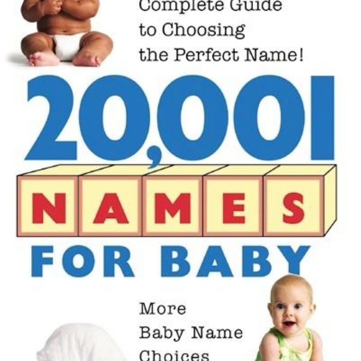 20,001 Names for Baby by Carol McD. Wallace