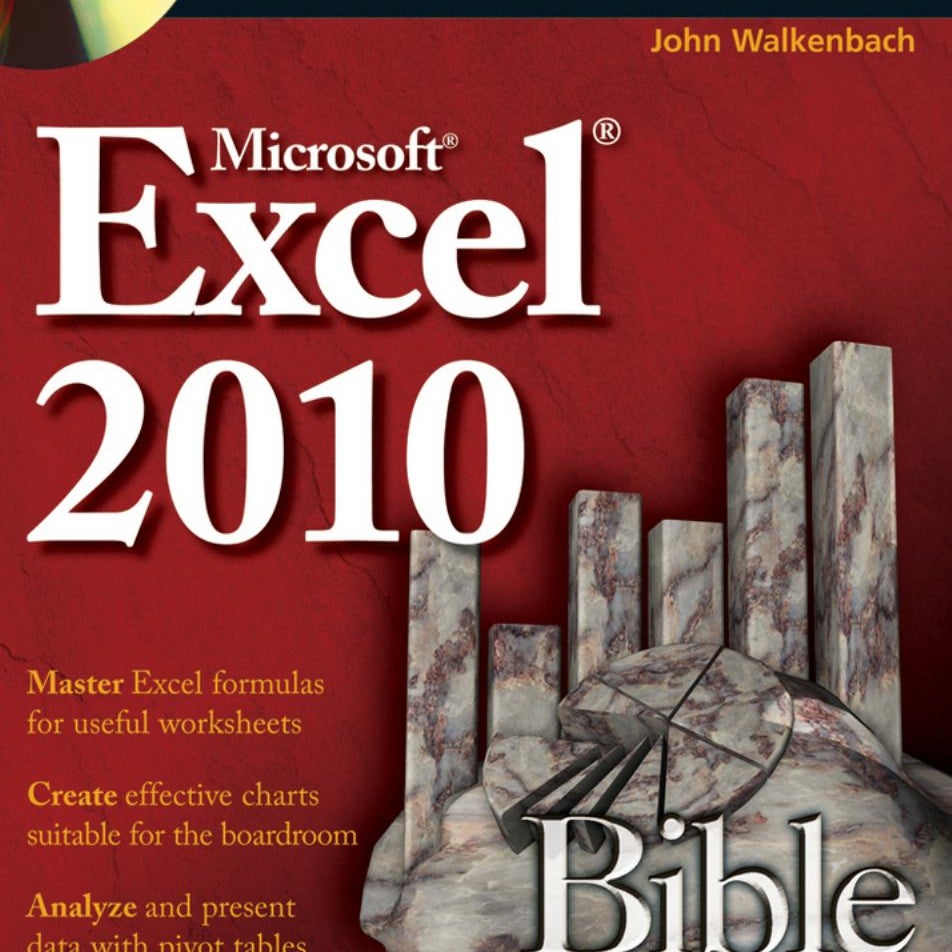Excel 2010 Bible by John Walkenbach