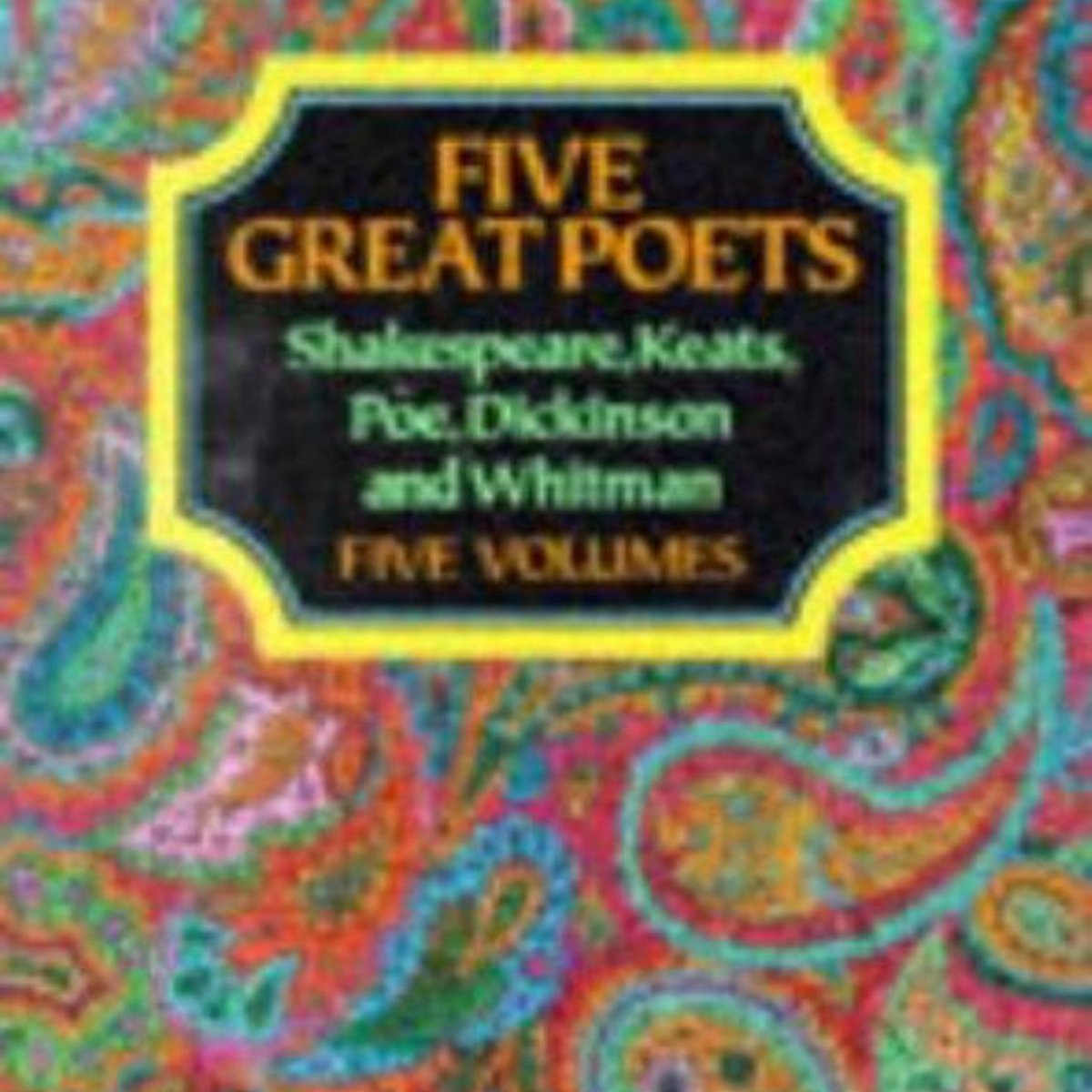 Five Great Poets by Dover Staff