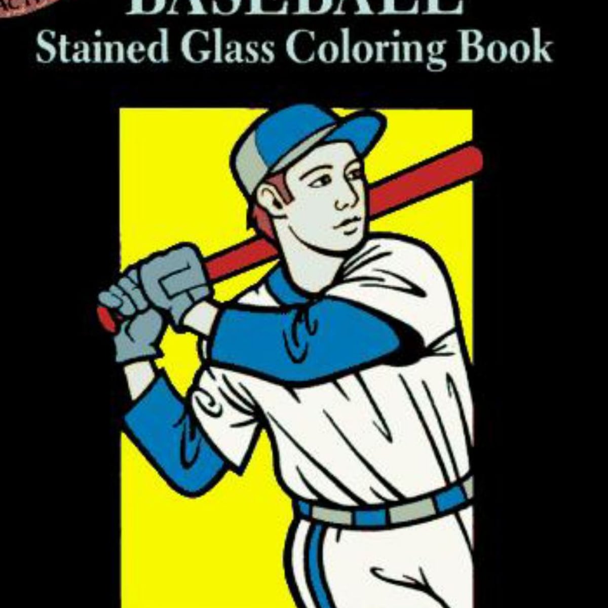 Baseball Stained Glass Coloring Book by John Green