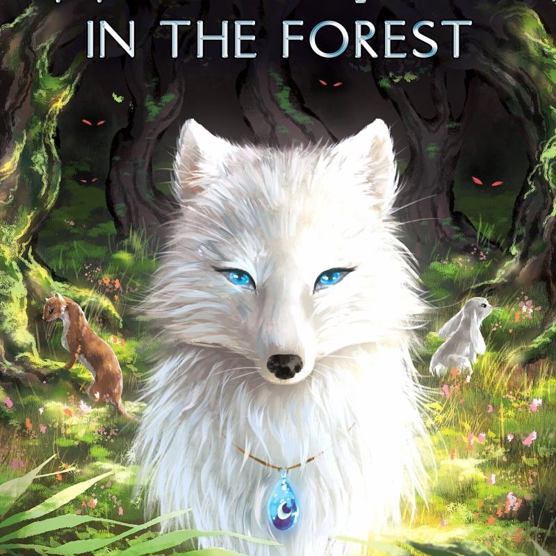 White Fox in the Forest by Chen Jiatong
