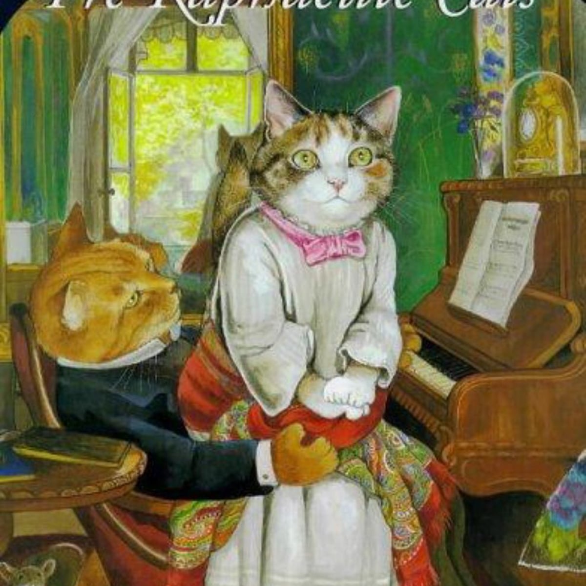 Pre-Raphaelite Cats by Susan Herbert