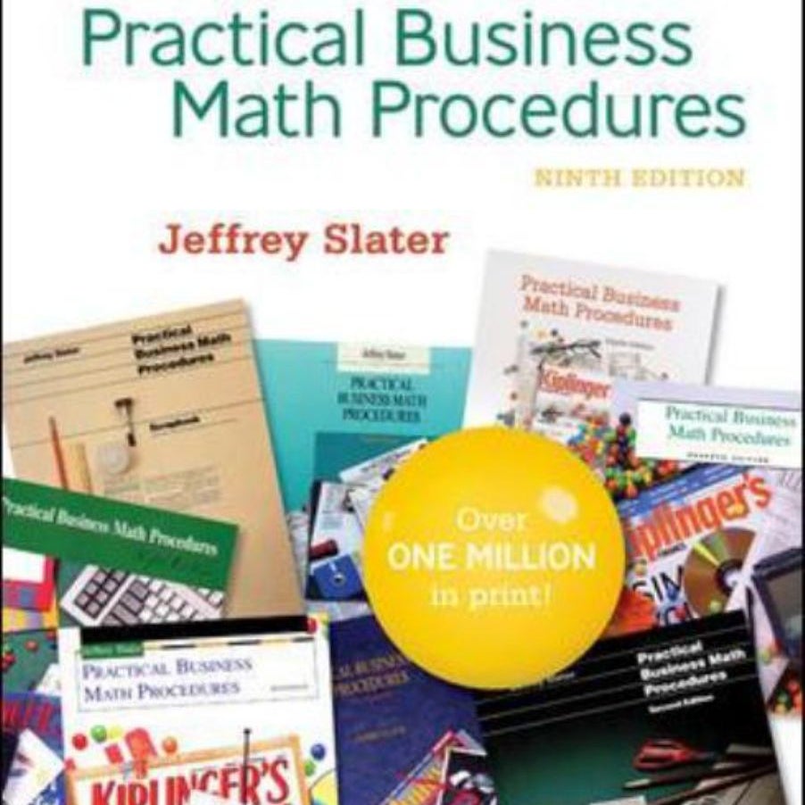 Practical Business Math Procedures by Jeffrey Slater