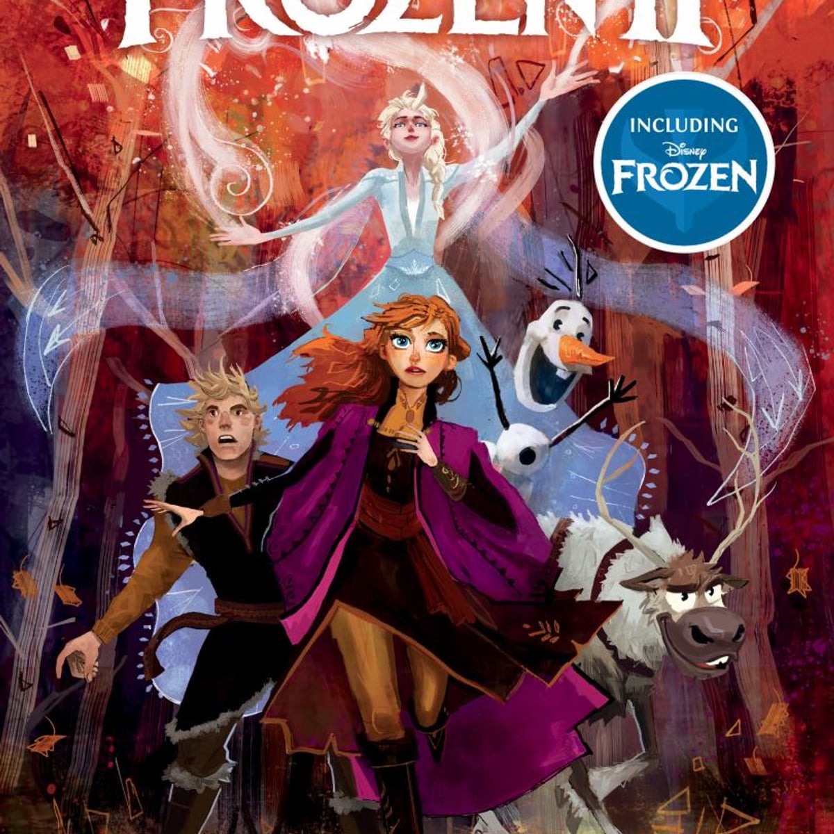 Disney Frozen and Frozen 2: the Story of the Movies in Comics by Alessandro Ferrari